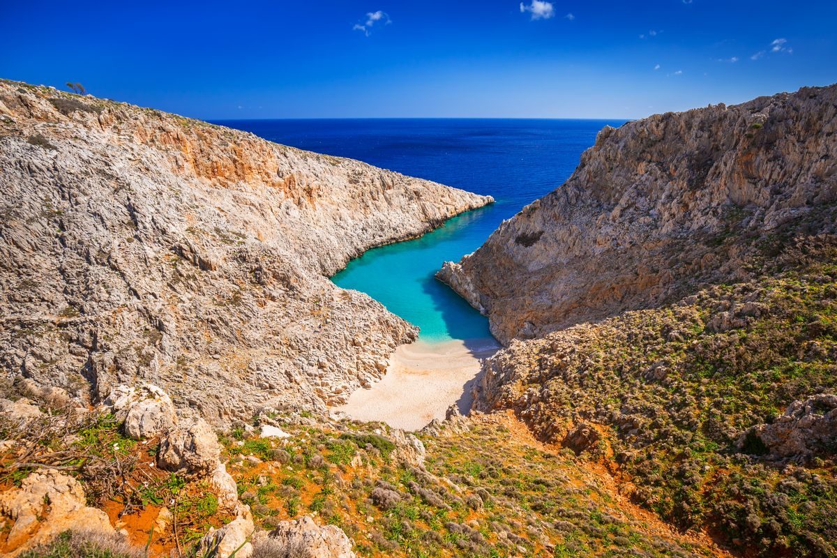 Seitan Limani beach in west Crete | Alonia Apartments